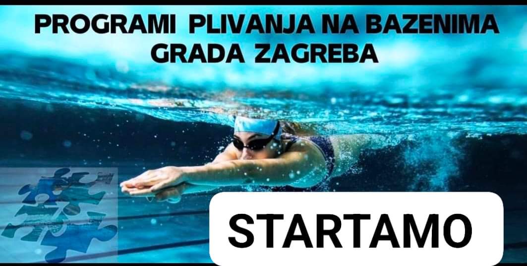 Programi plivanja na bazenima grada Zagreba - Sport za sve Zagreb